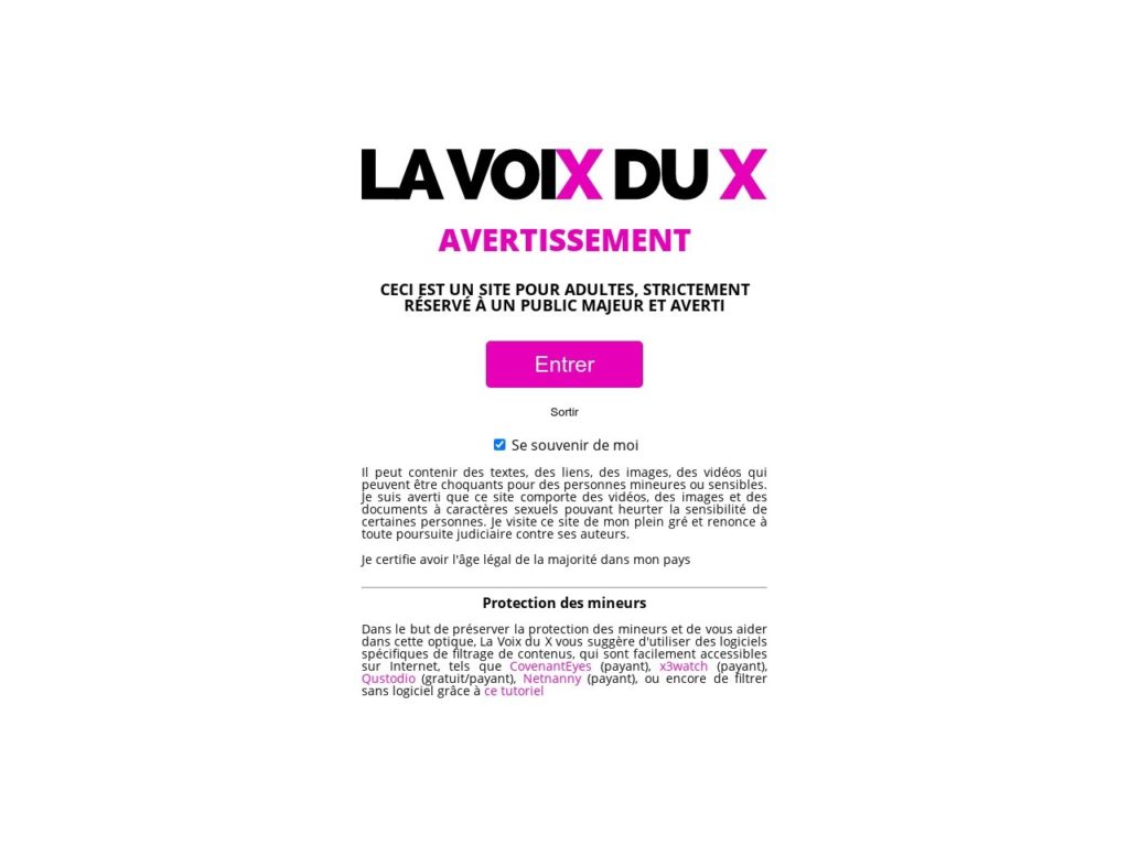 La Voix Du X • Les Meilleurs Sites Porno 2024 Par